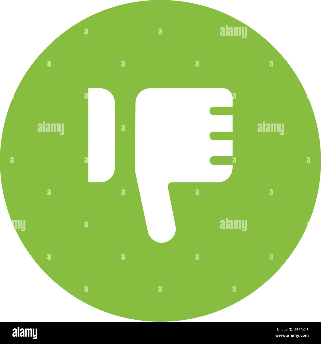 hand dont like social media icon Stock Vector Image & Art - Alamy