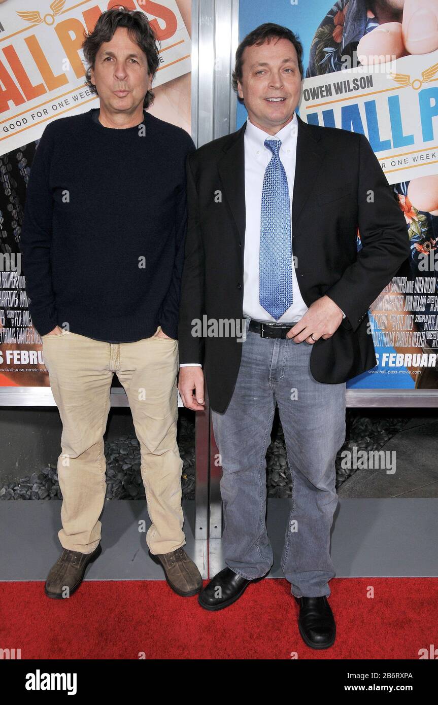 Peter Farrelly and Bobby Farrelly at the "Hall Pass" Los Angeles ...