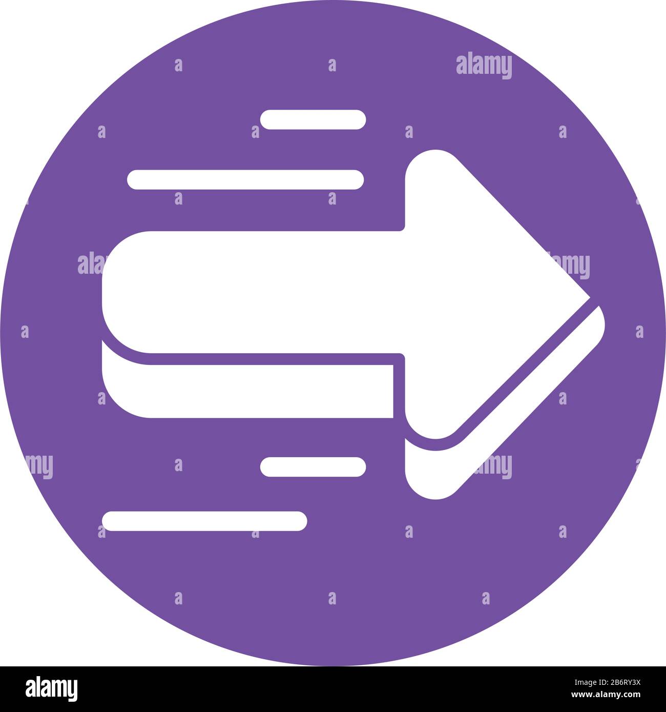 moving arrow , silhouette style icon vector illustration design Stock ...
