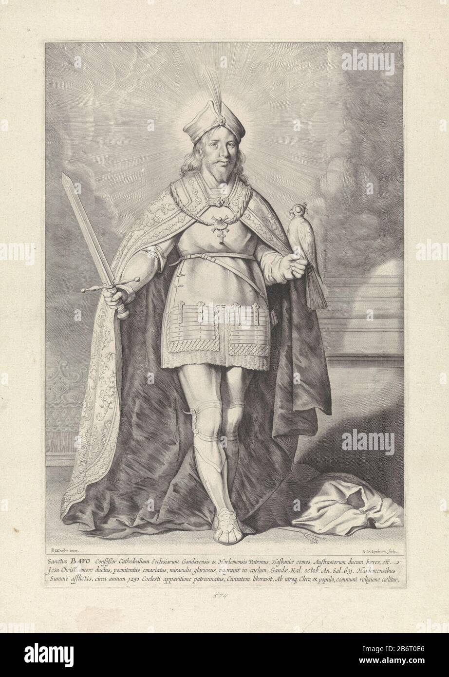 Saint bavo with falcon and sword hi-res stock photography and images ...