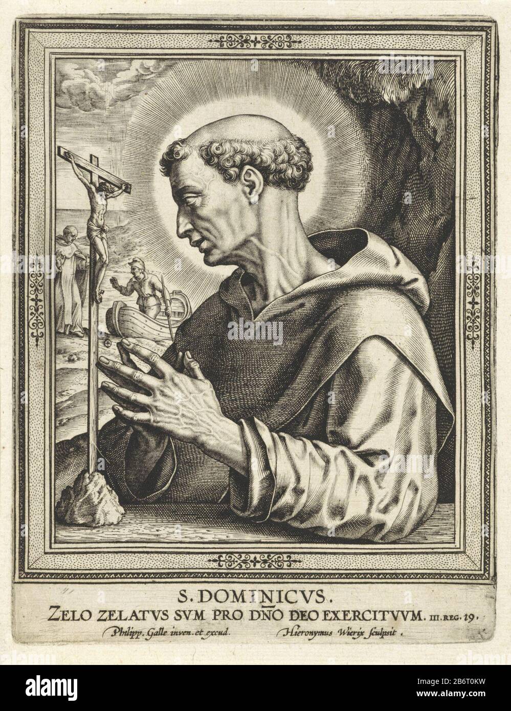 the St. Dominic de Guzman, founder of the order of Preachers, or ...