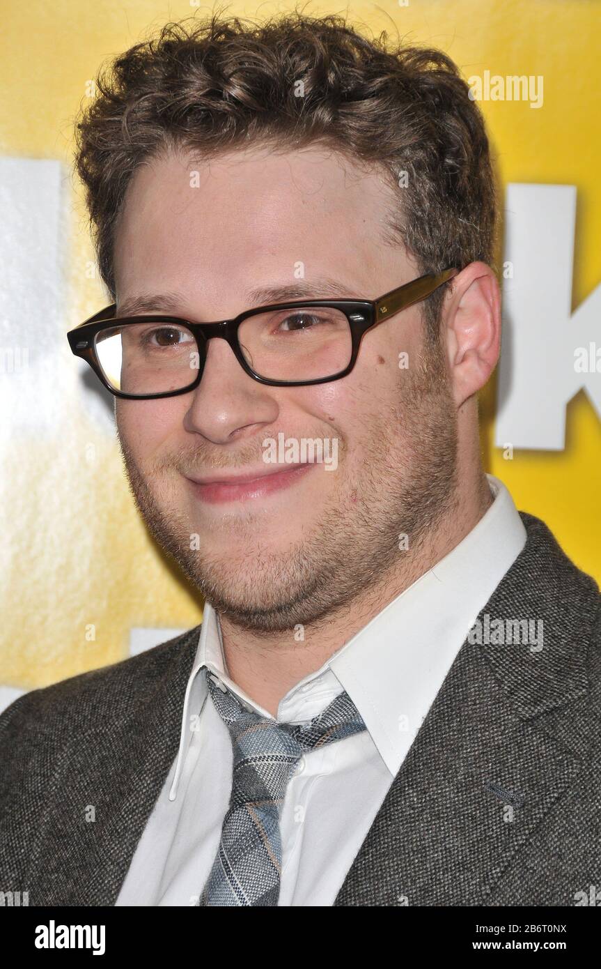 Seth Rogen at the Los Angeles Premiere of "Paul" held at the Grauman's ...
