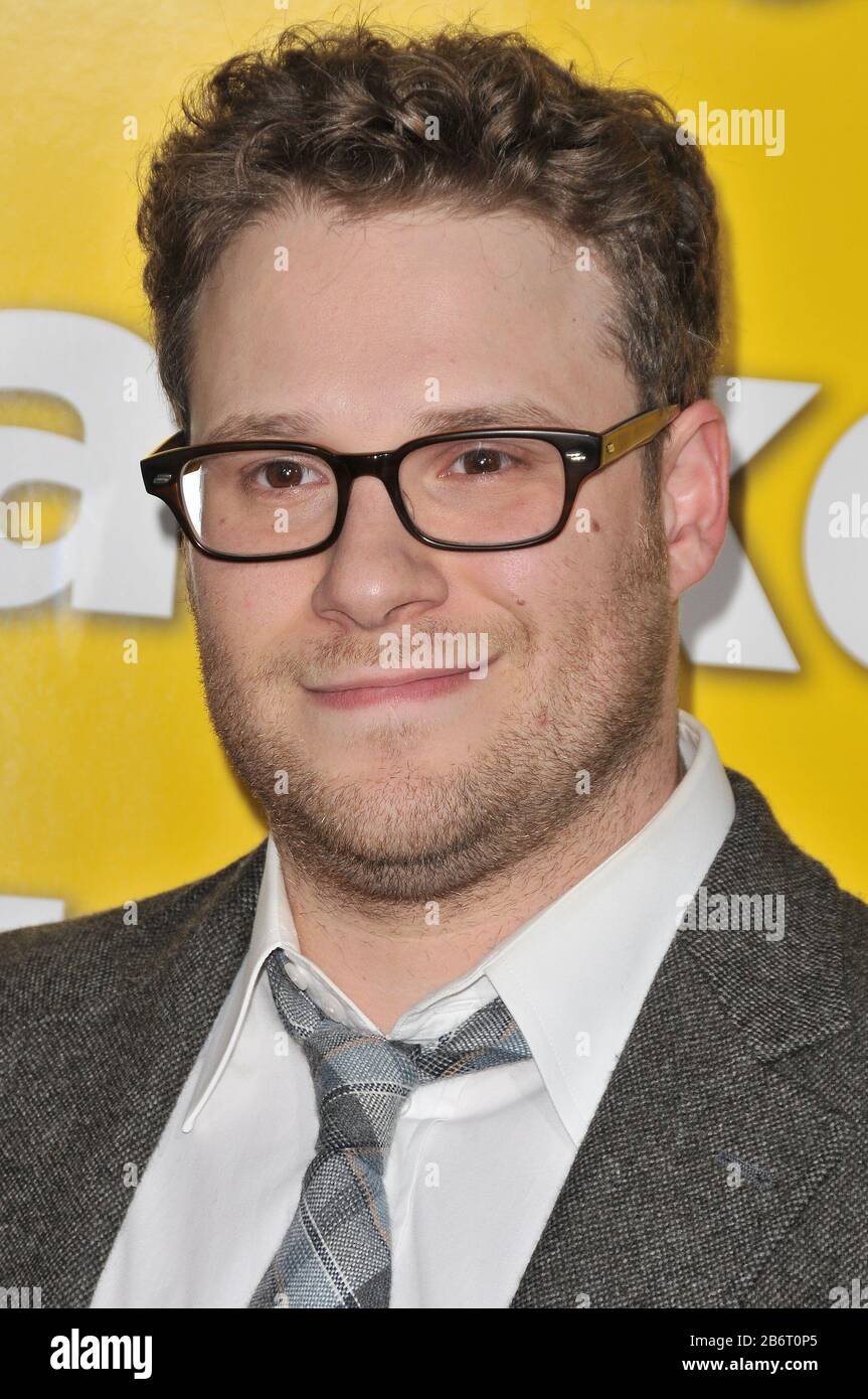 Seth Rogen at the Los Angeles Premiere of "Paul" held at the Grauman's ...