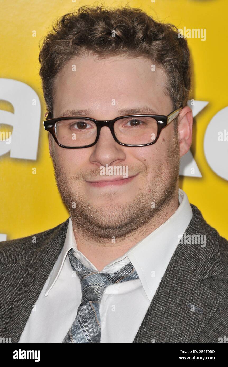 Seth Rogen at the Los Angeles Premiere of "Paul" held at the Grauman's ...