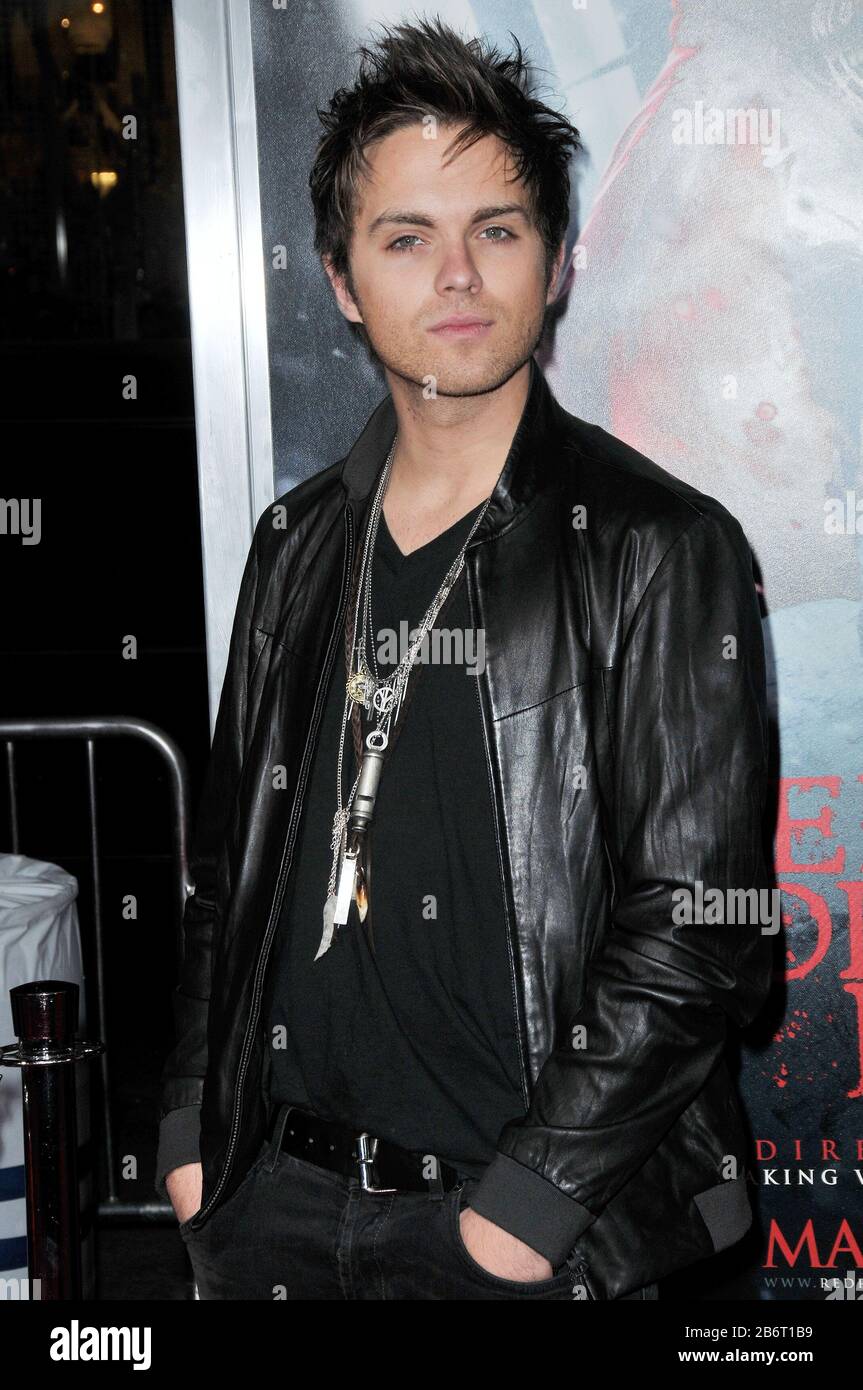 Thomas Dekker at the "Red Riding Hood" Los Angeles Premiere held at the ...