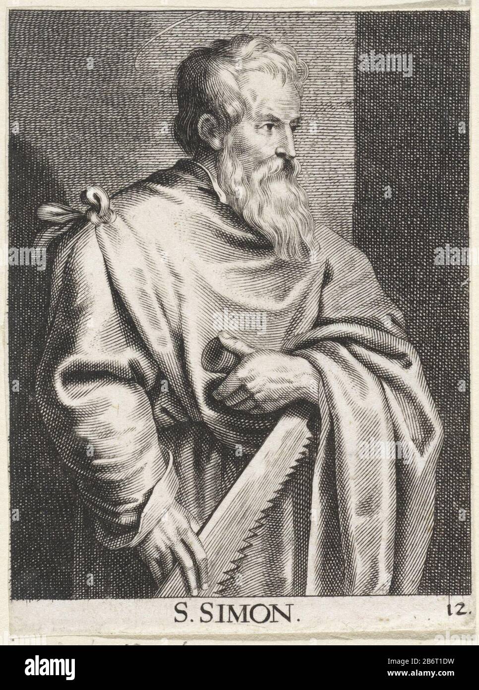 Saint Simon The Apostle Symbol