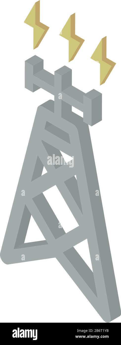 tower refinery plant isolated icon Stock Vector Image & Art - Alamy
