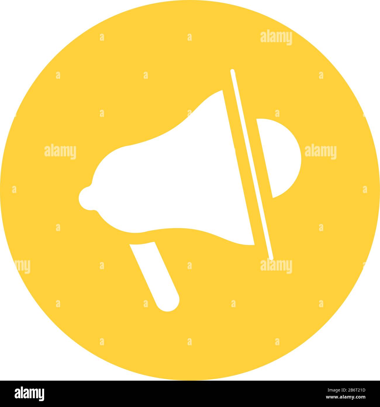 megaphone sound device isolated icon Stock Vector Image & Art - Alamy
