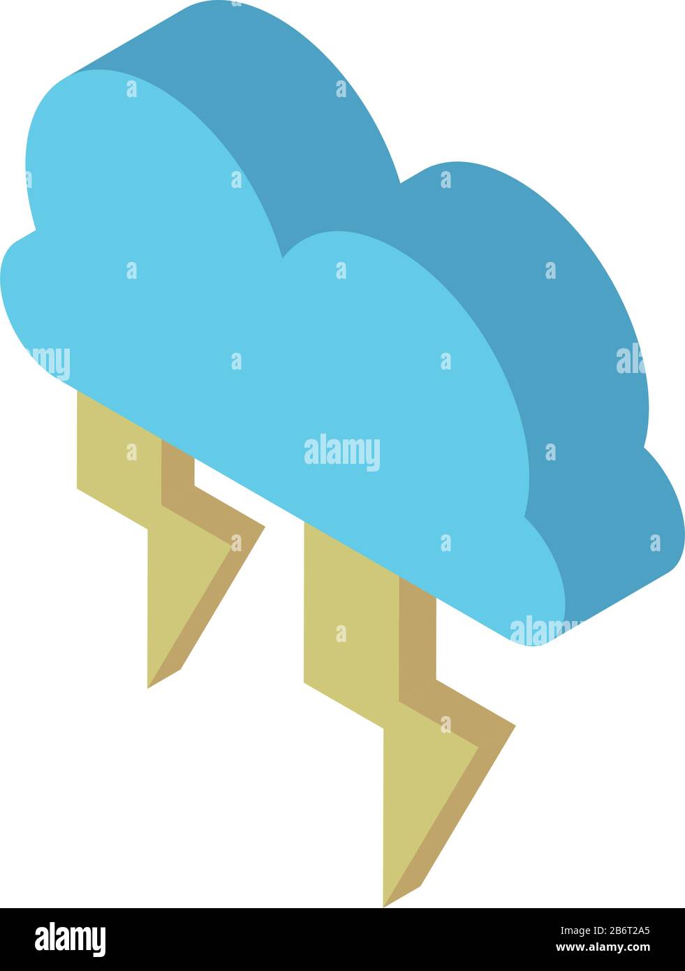 Storm weather symbol isolated icon Stock Vector Image & Art - Alamy