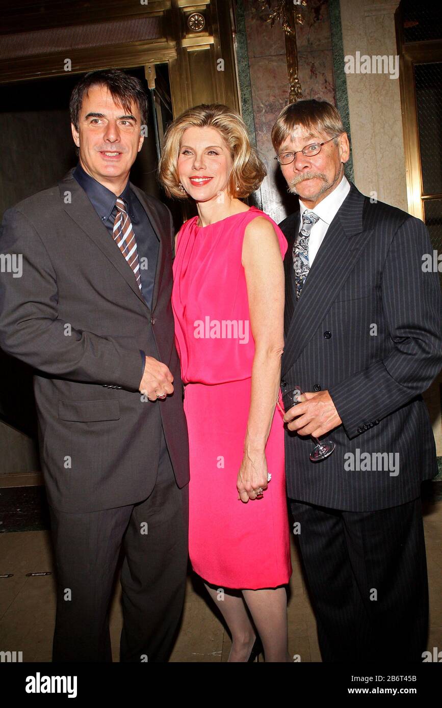 New York, NY, USA. 13 December, 2009. Chris Noth, Christine Baranski ...