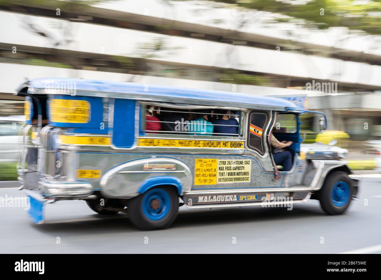 Jeepney in Manila Philippines Stock Photo - Alamy