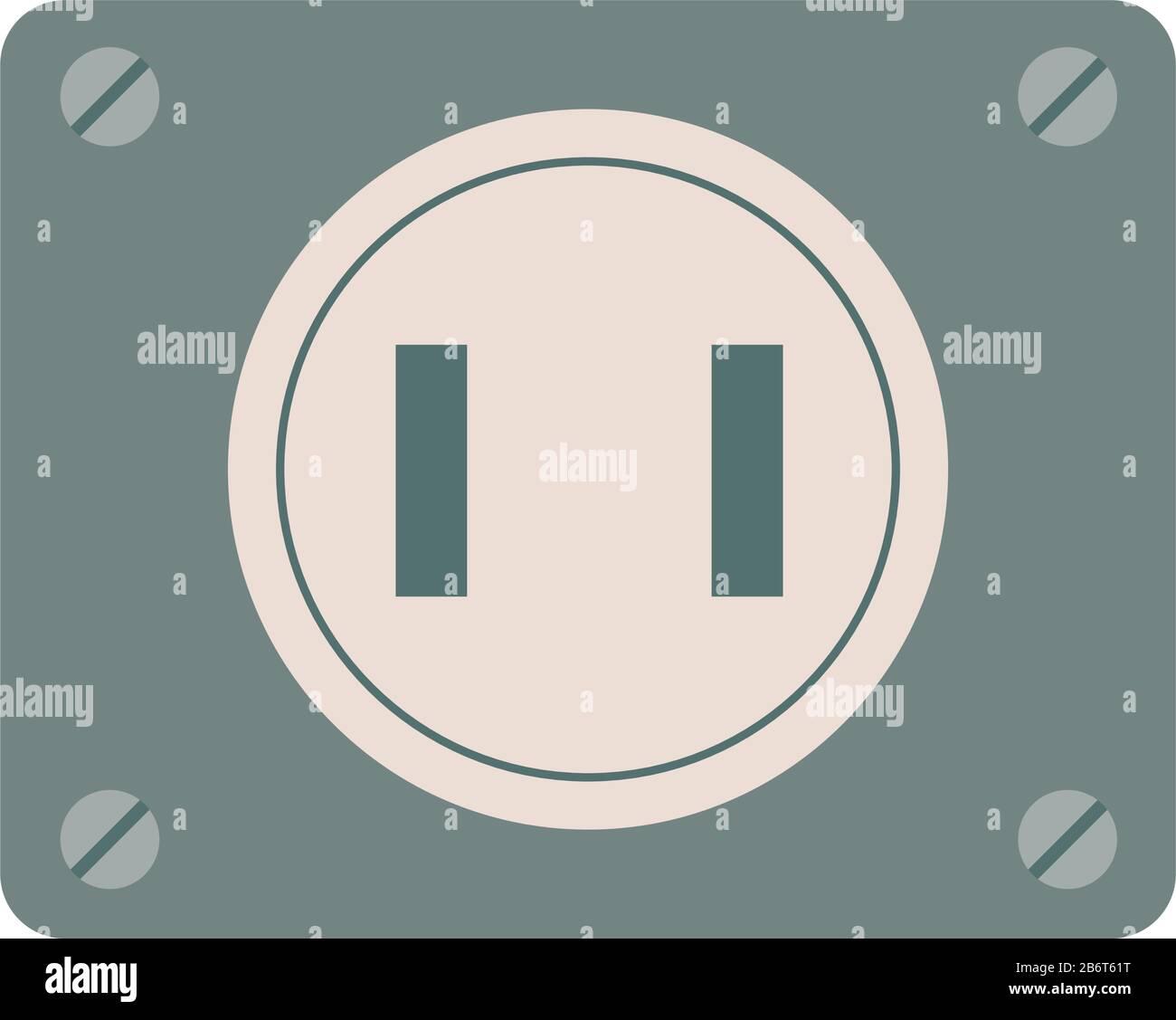 electric connection socket isolated icon Stock Vector Image & Art - Alamy
