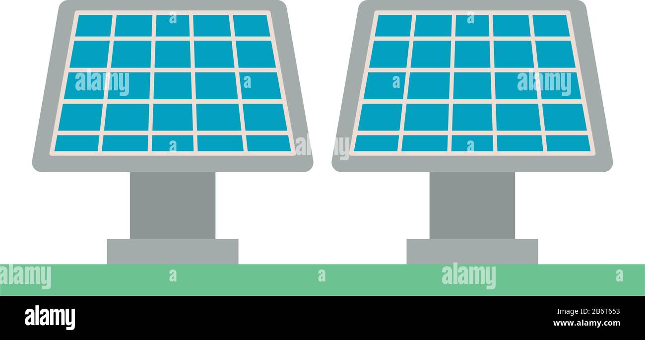 solar panel device isolated icon Stock Vector Image & Art - Alamy