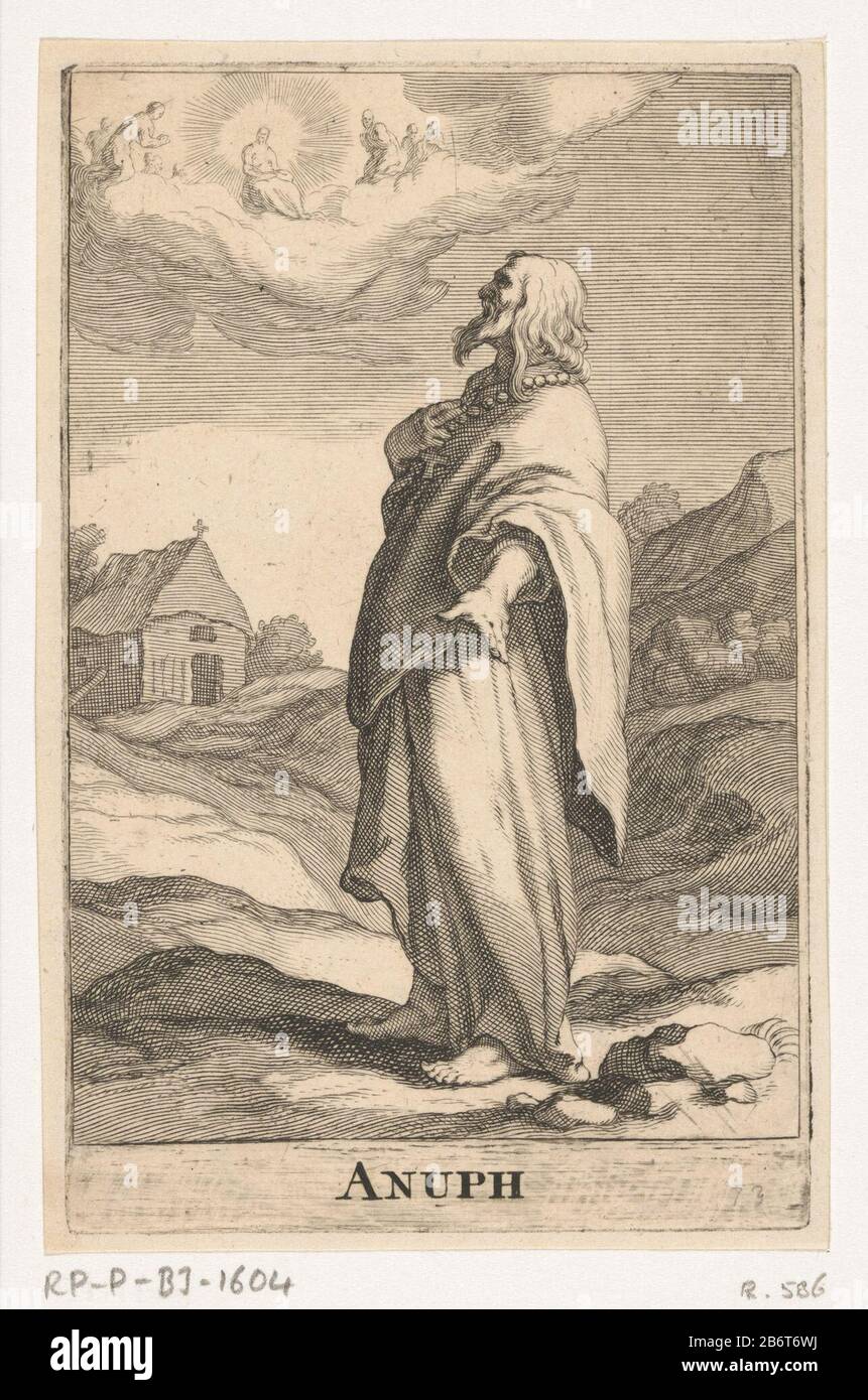 Heilige Anuph Kluizenaars Thebaanse heiligen (serietitel) Anuph (titel ...