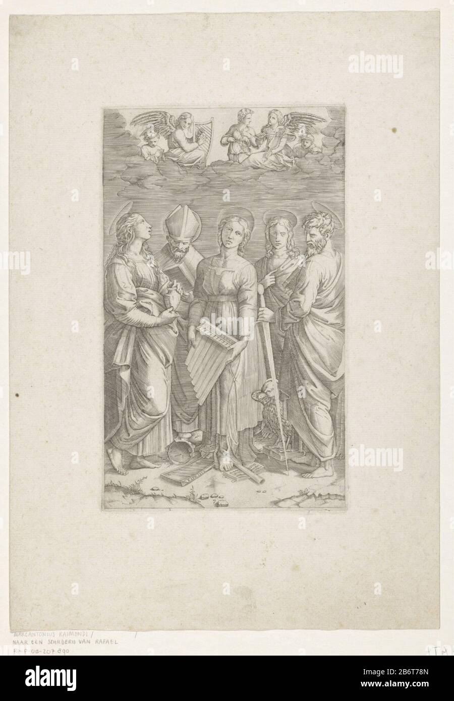 Holy cecilia playing organ hi-res stock photography and images - Alamy