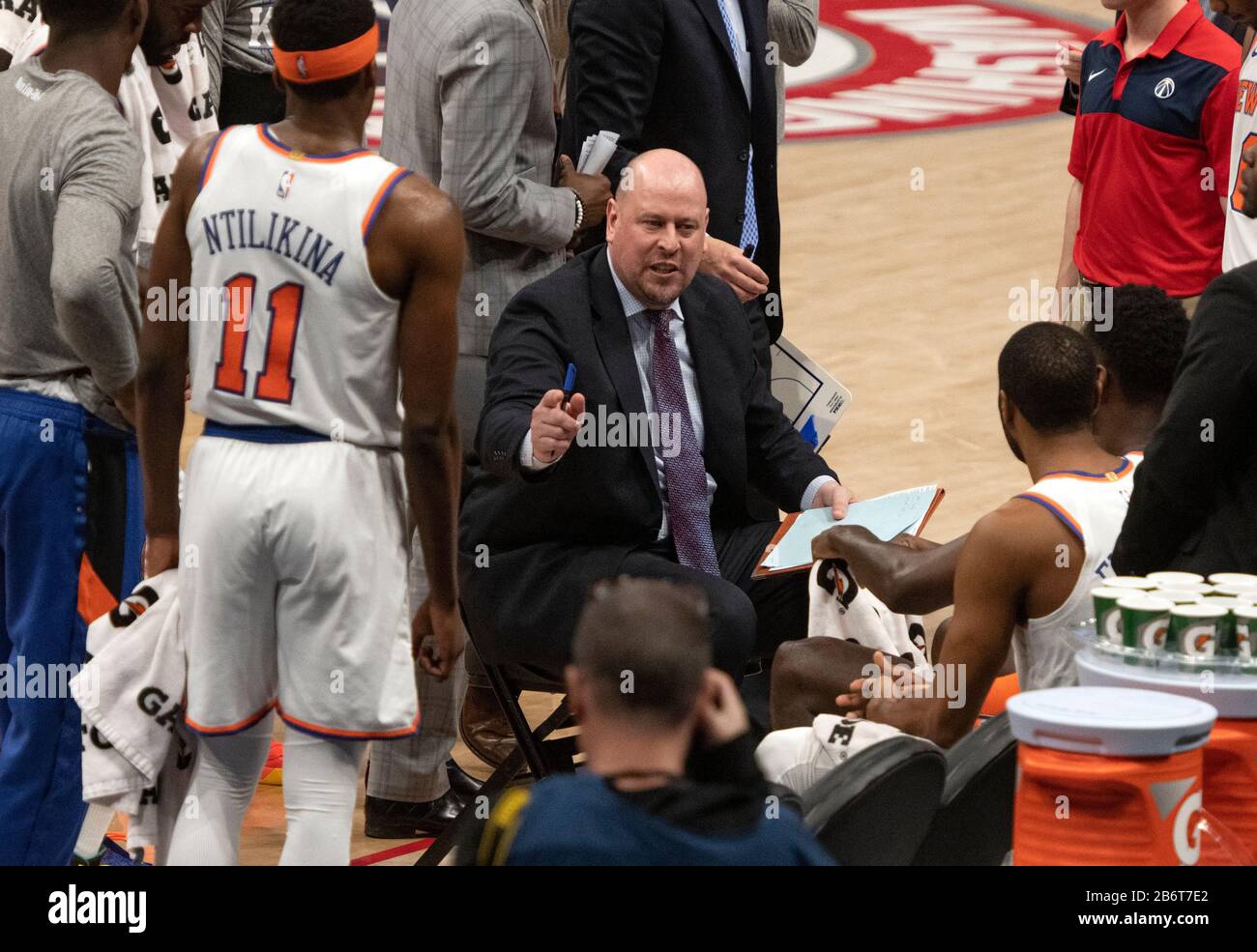 Washington, United States Of America. 10th Mar, 2020. New York Knicks ...