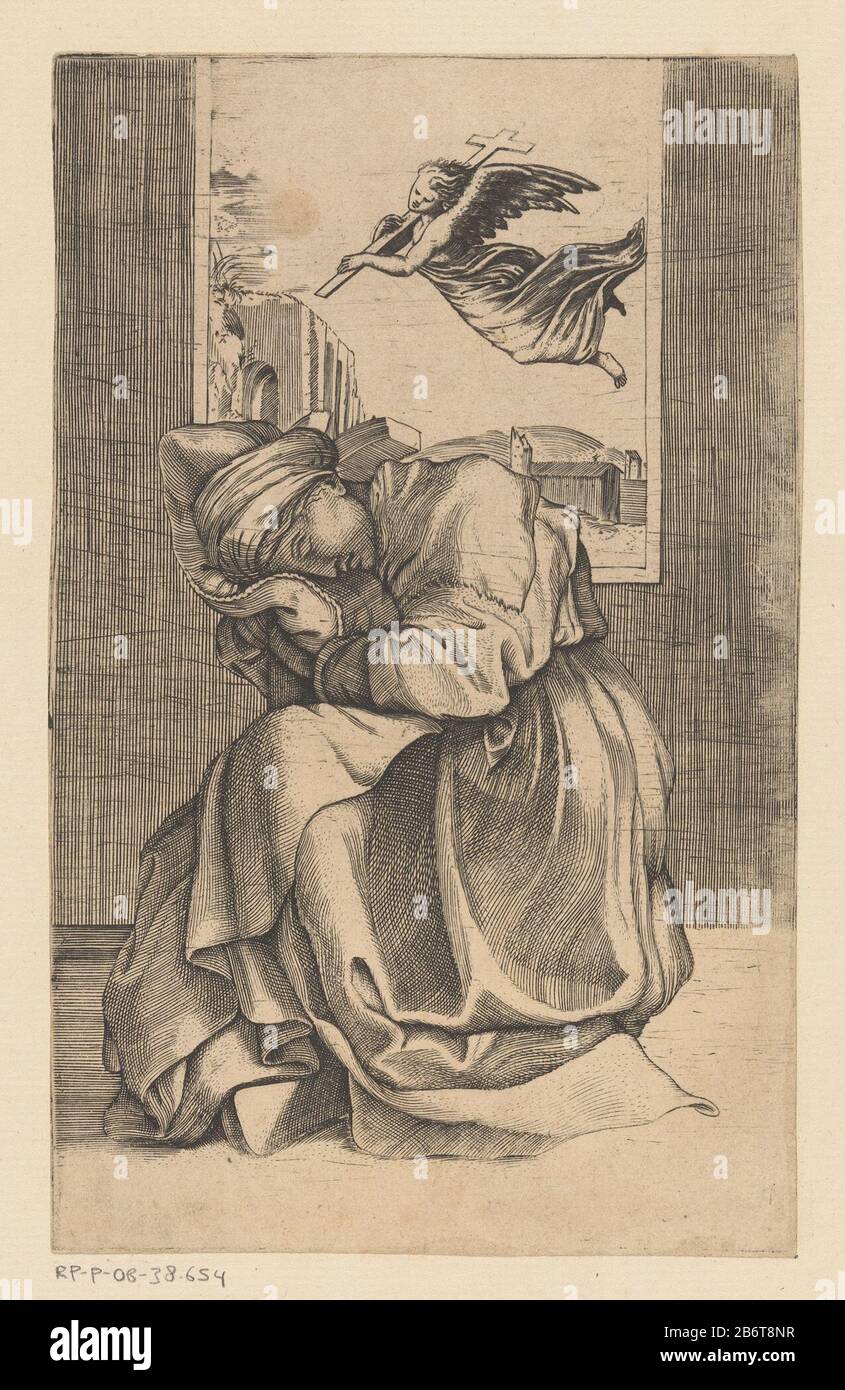 Heilige Helena en het Ware Kruis De heilige Helena zittend op de ...