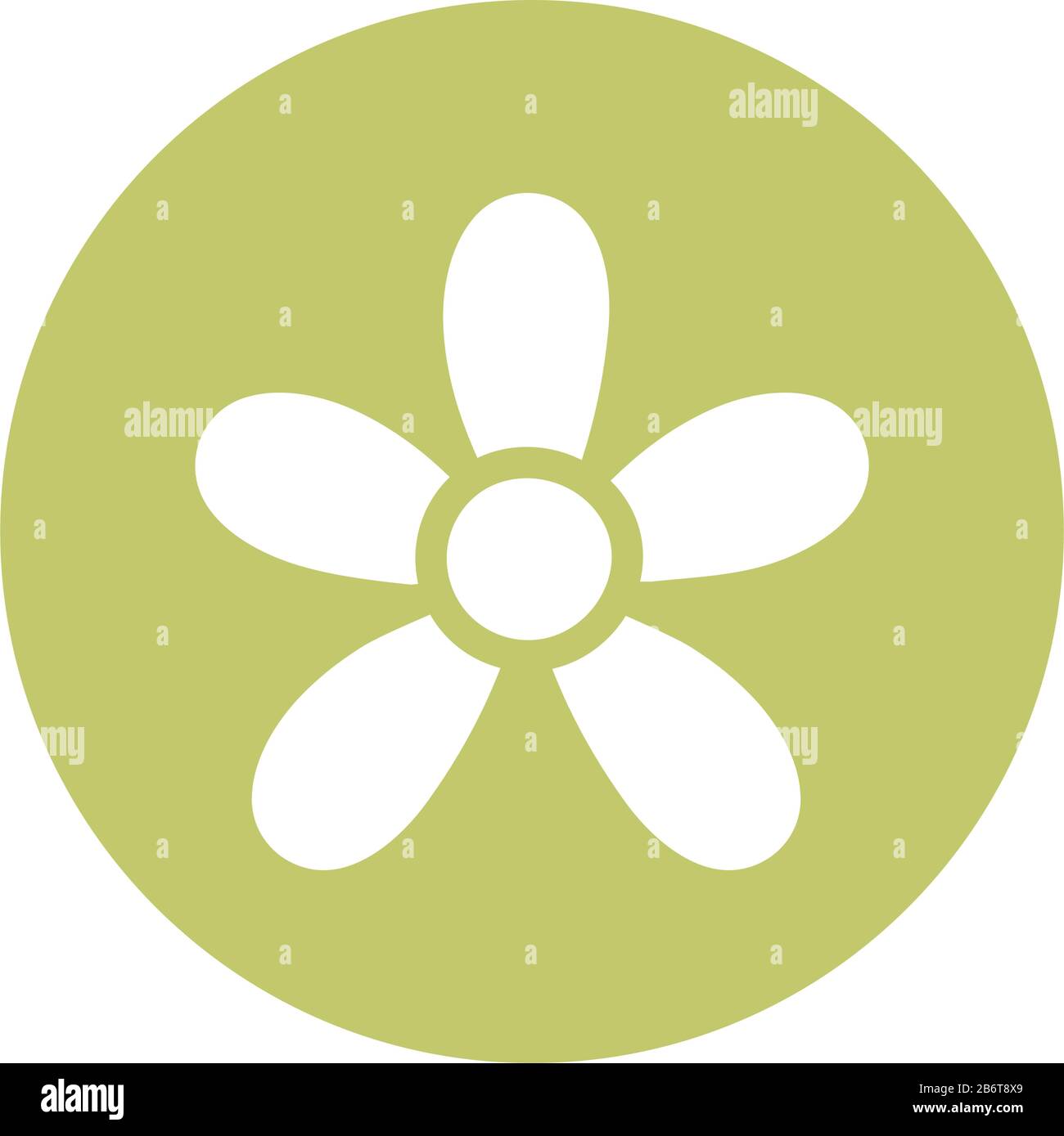 cute spring flower , block and flat style icon vector illustration ...