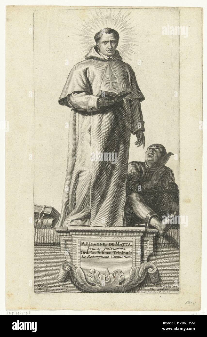 Heilige Johannes van Matha Saint John of Matha, founder of the ...