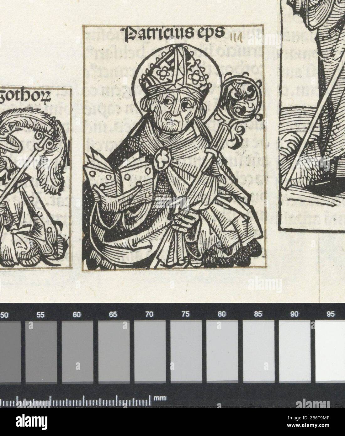 Heilige Patricius Patricius episcopus (titel op object) Liber ...