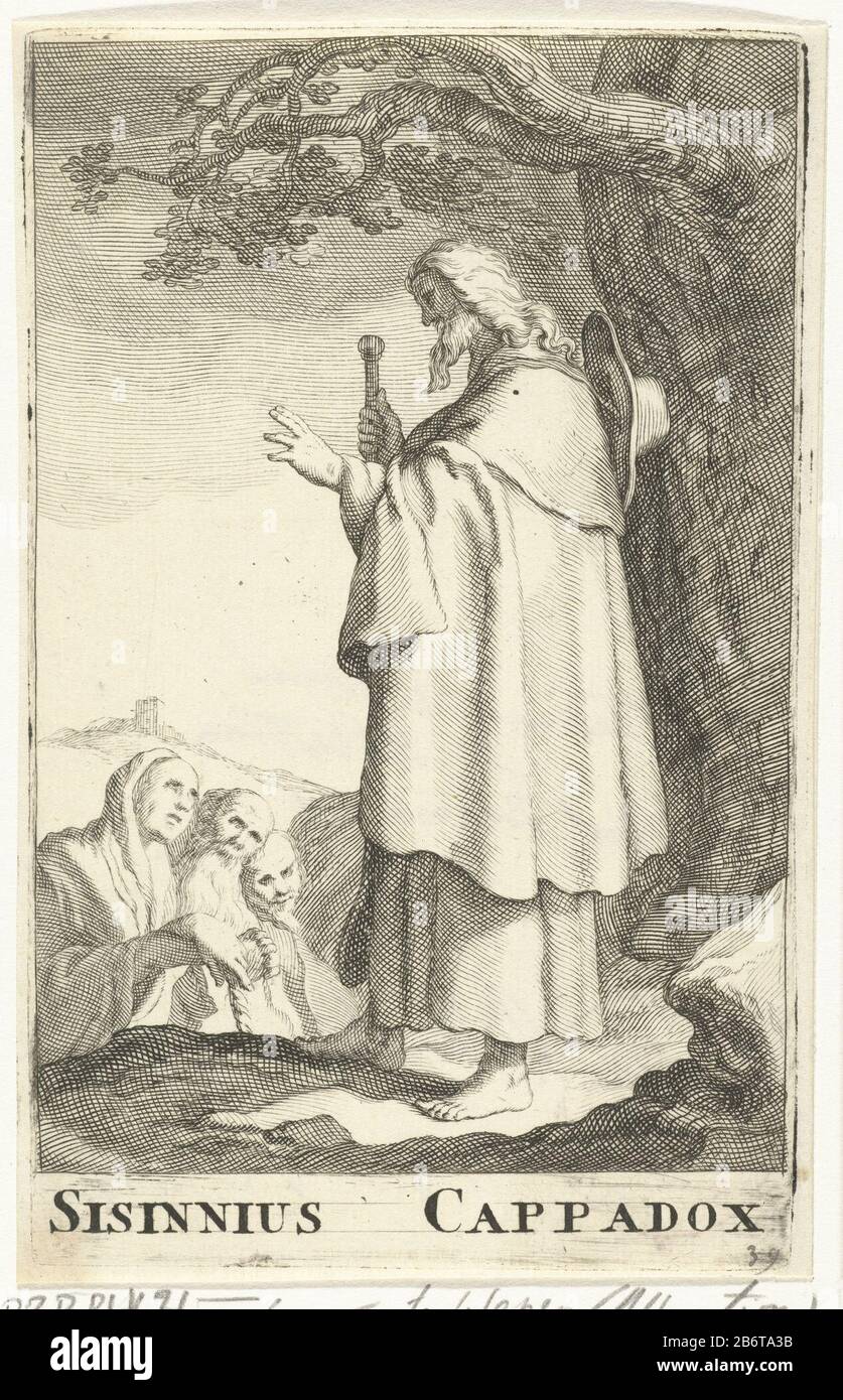holy Sisinnius was founder of a male and nunnery. Here he is, he is to ...