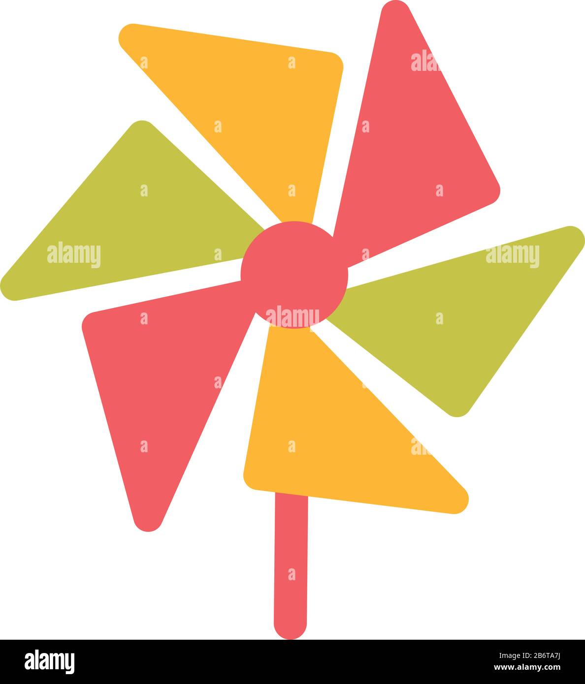 toy windmill on white background vector illustration design Stock ...