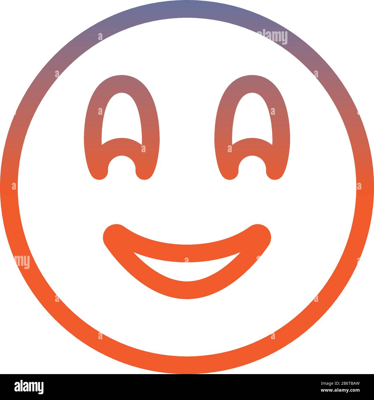 Smiling chat emoticon isolated icon Stock Vector Image & Art - Alamy
