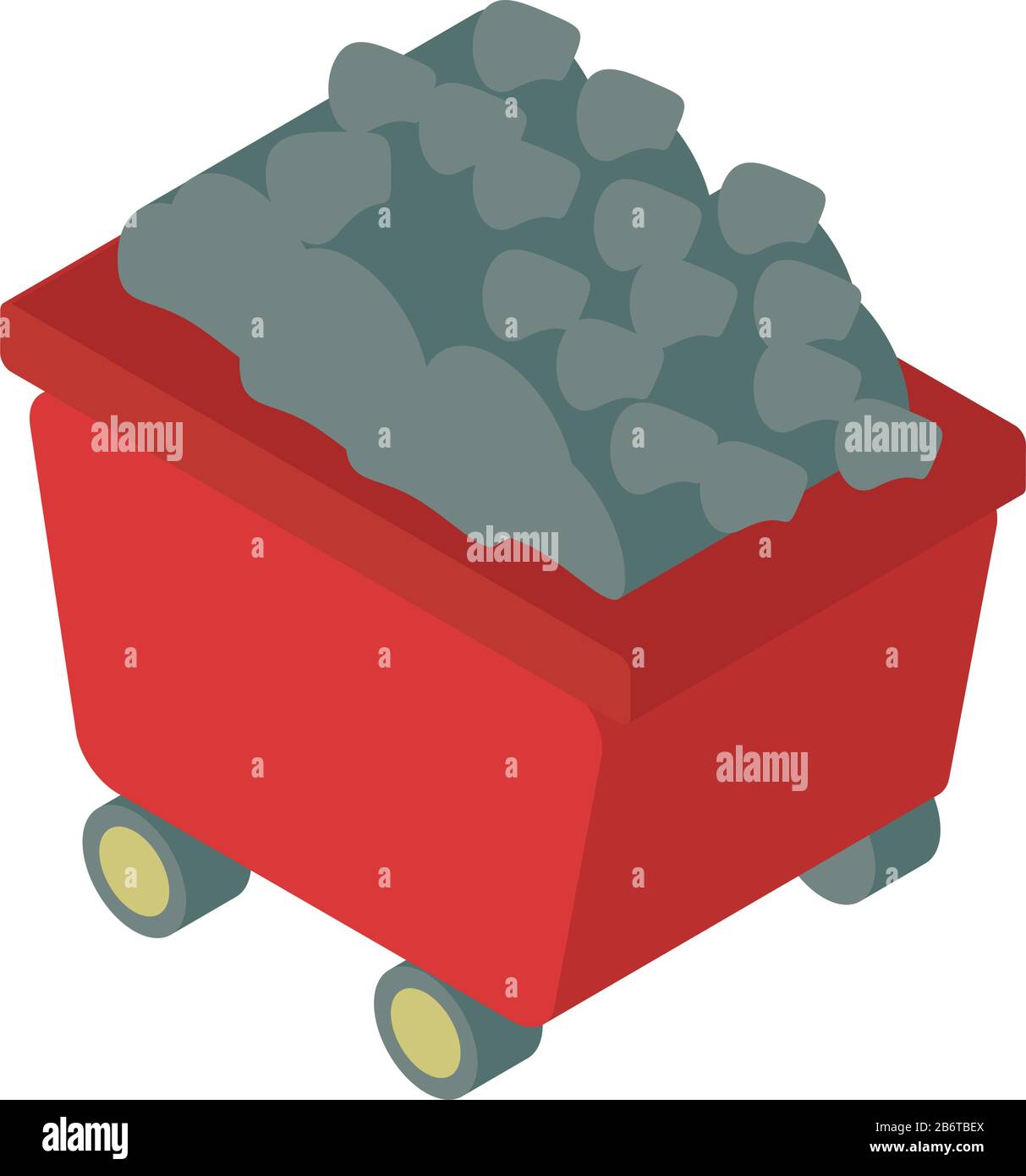 Coal cart Stock Vector Images - Alamy