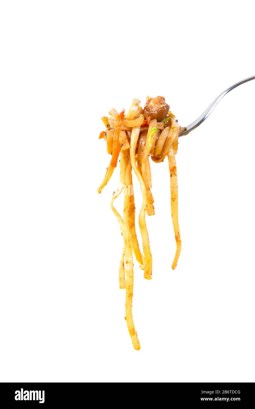 Hanging from fork hi-res stock photography and images - Alamy