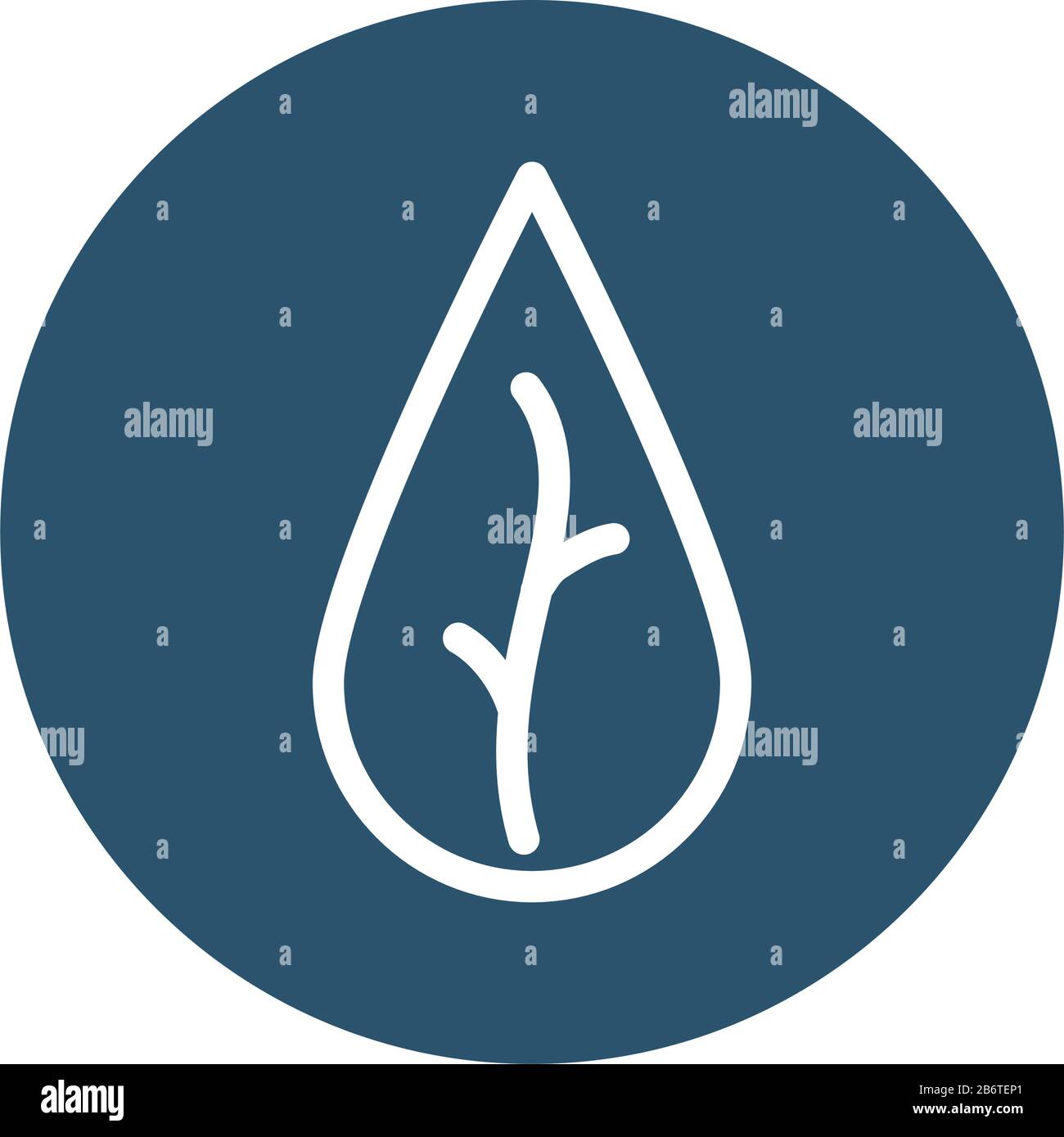 tree leaf, block and flat style icon vector illustration design Stock ...