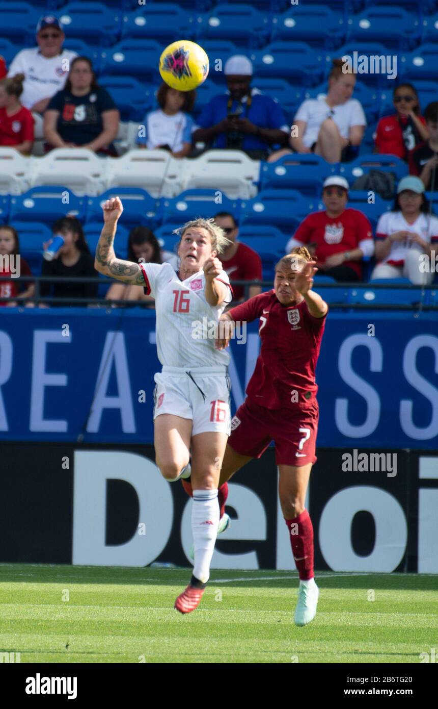 Frisco, Texas, USA. 11th Mar, 2020. Spain player #16 ''MAPI LEÃ®N ...