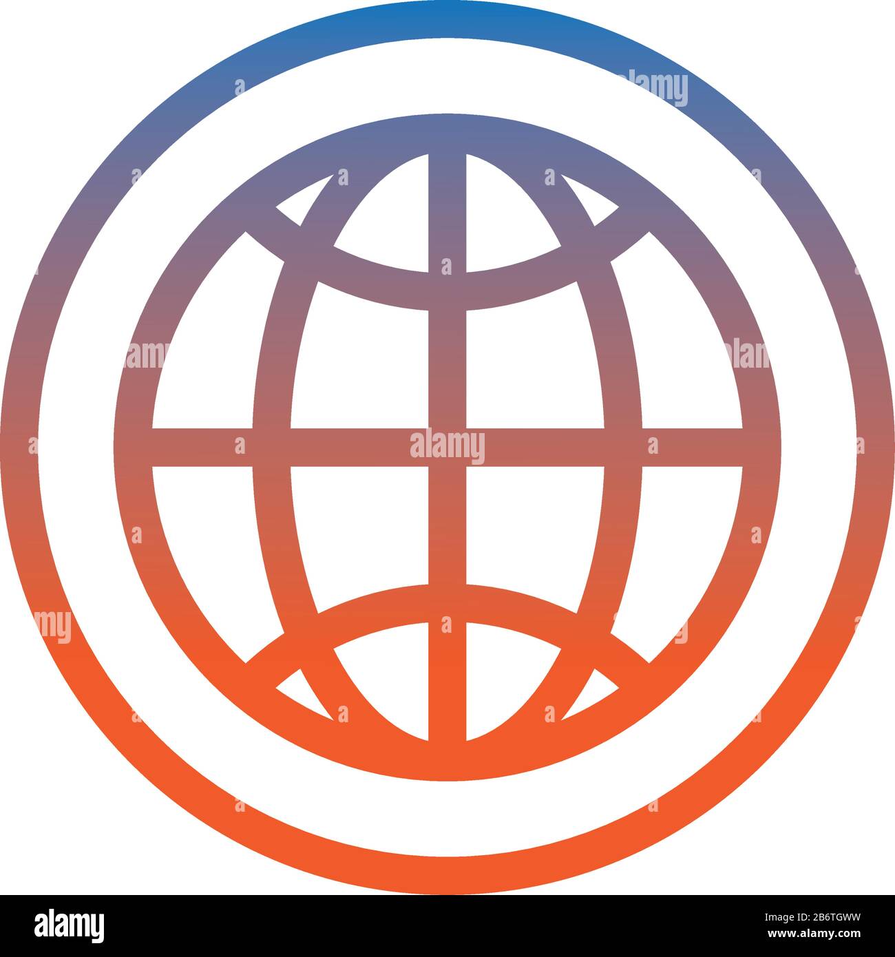 sphere browser globe isolated icon Stock Vector Image & Art - Alamy