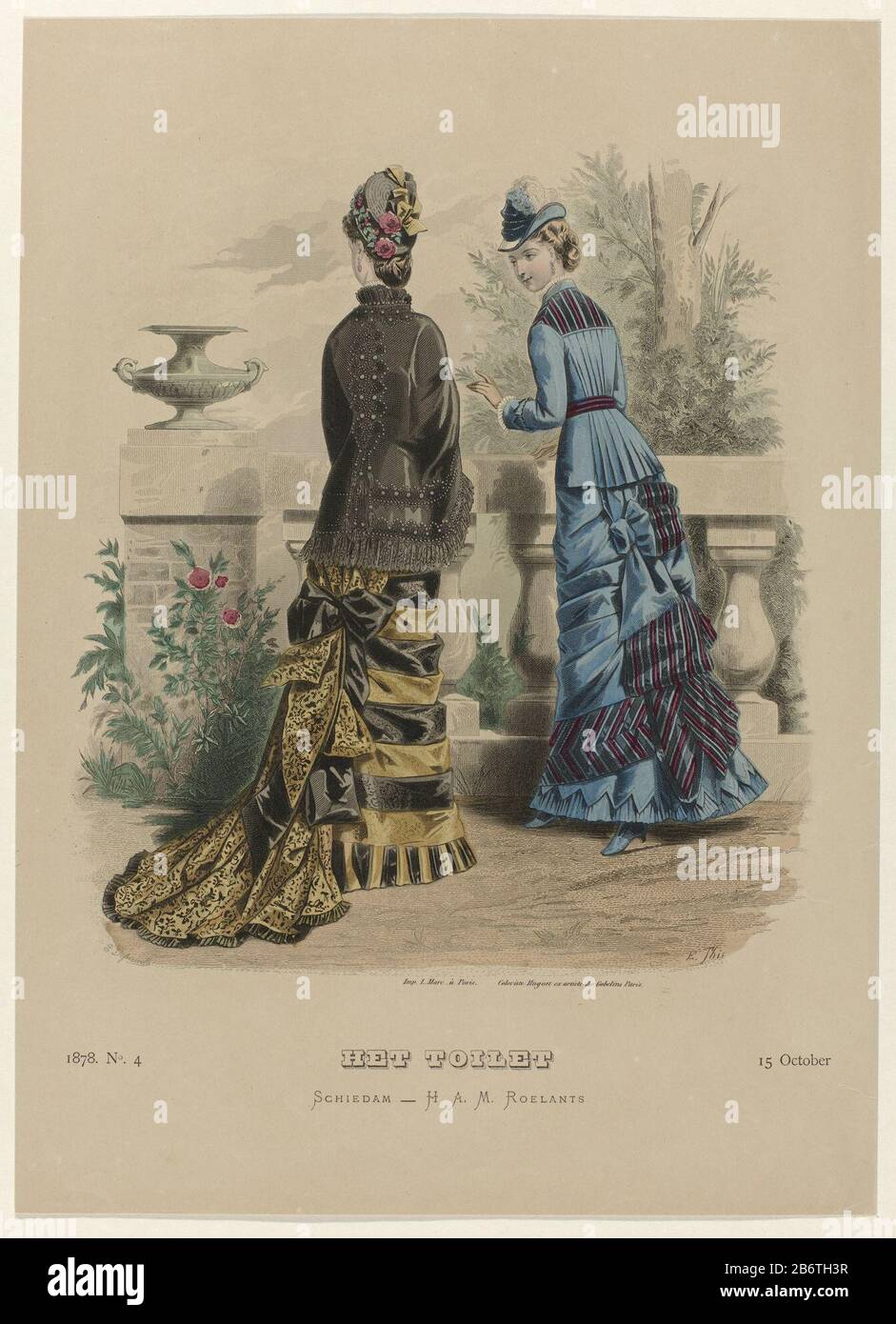 Het Toilet, 15 october 1878, No 4 Print out the fashion magazine The ...