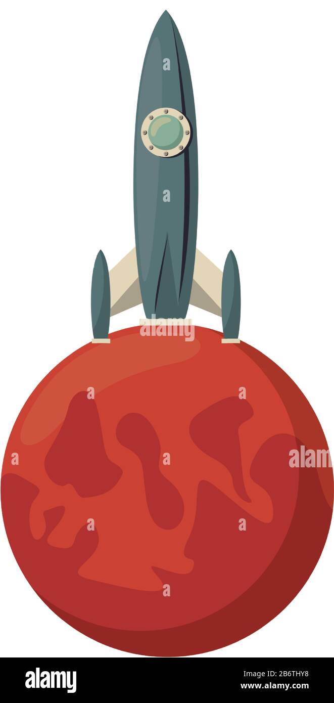 Planet explorer vehicle vector Cut Out Stock Images & Pictures - Alamy