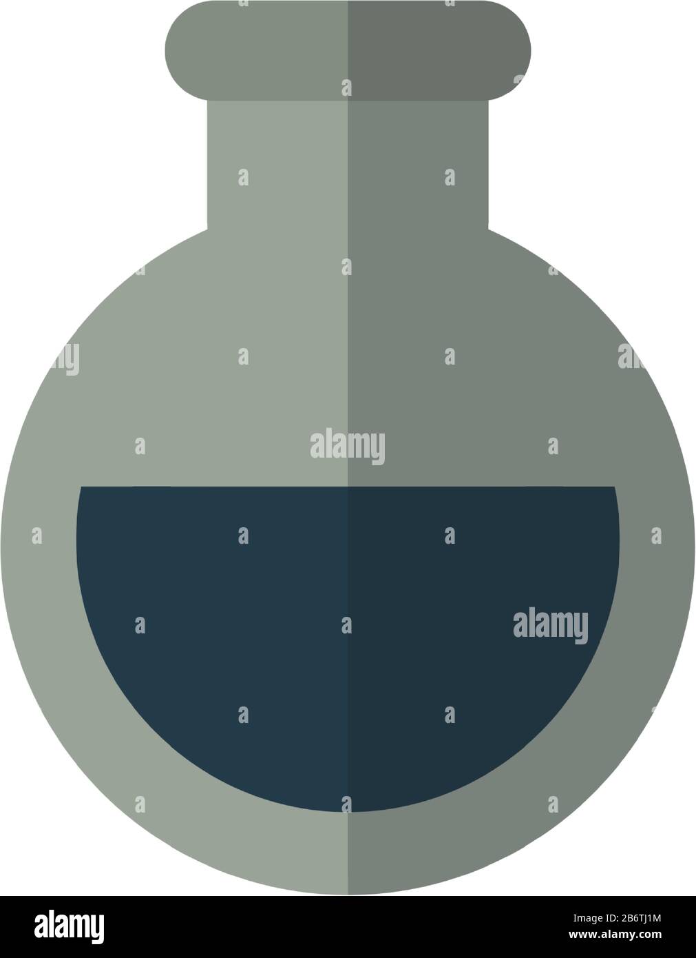 flask with oil on white background vector illustration design Stock ...