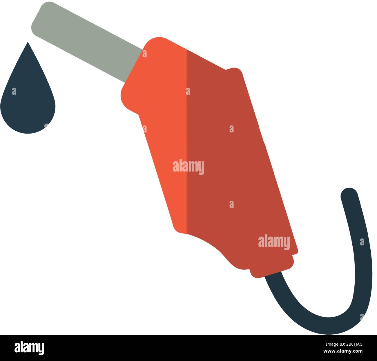fuel pump on white background vector illustration design Stock Vector ...