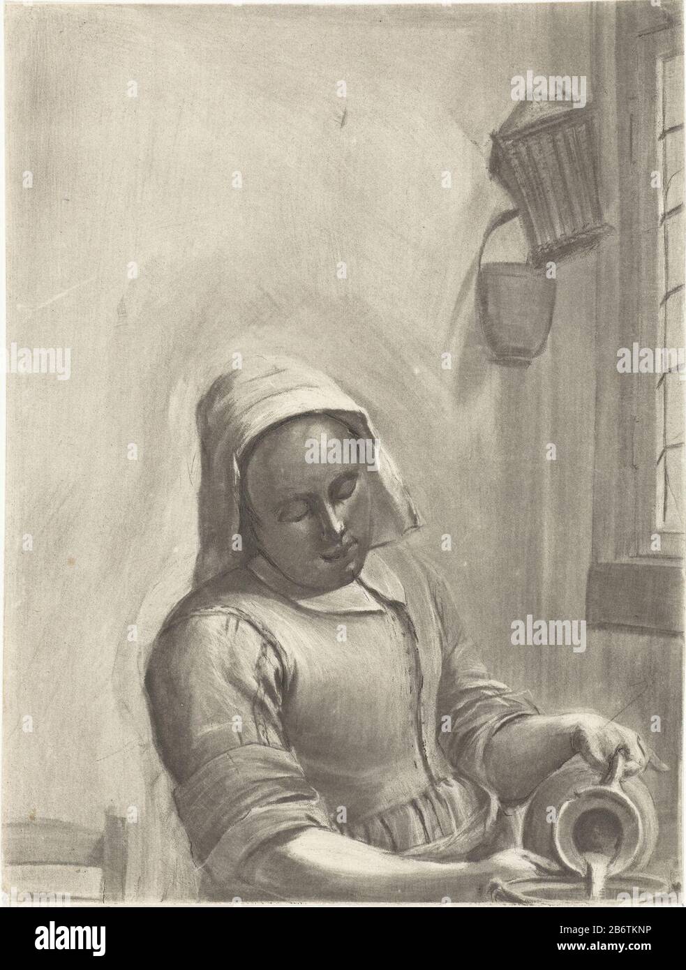 Milk maid painting hi-res stock photography and images - Alamy