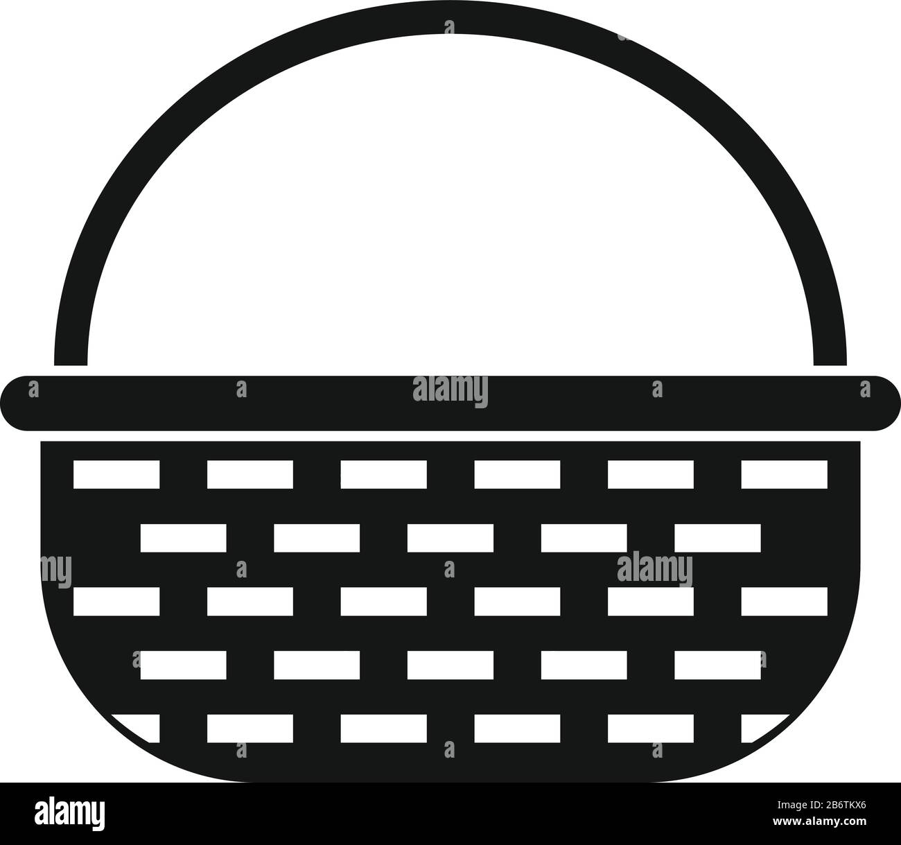 Decoration wicker icon. Simple illustration of decoration wicker vector ...