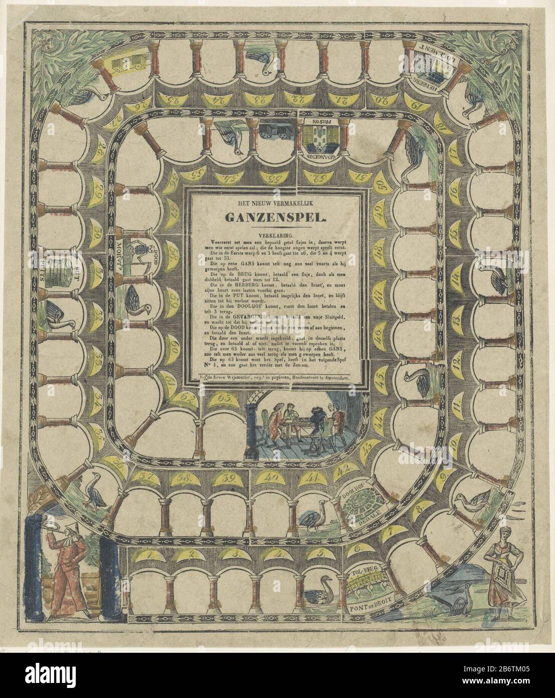 Games board goose hi-res stock photography and images - Alamy