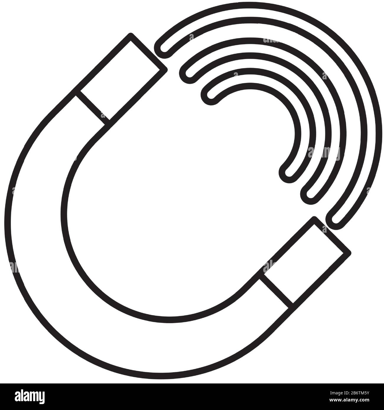 magnet tool science flat style icon Stock Vector Image & Art - Alamy