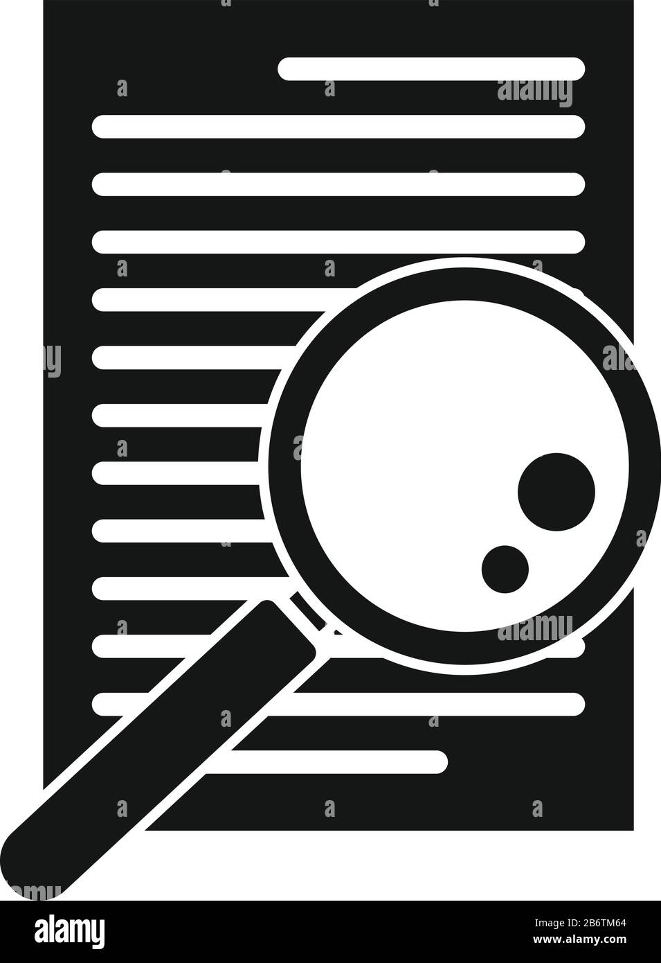 Paper office request icon. Simple illustration of paper office request ...