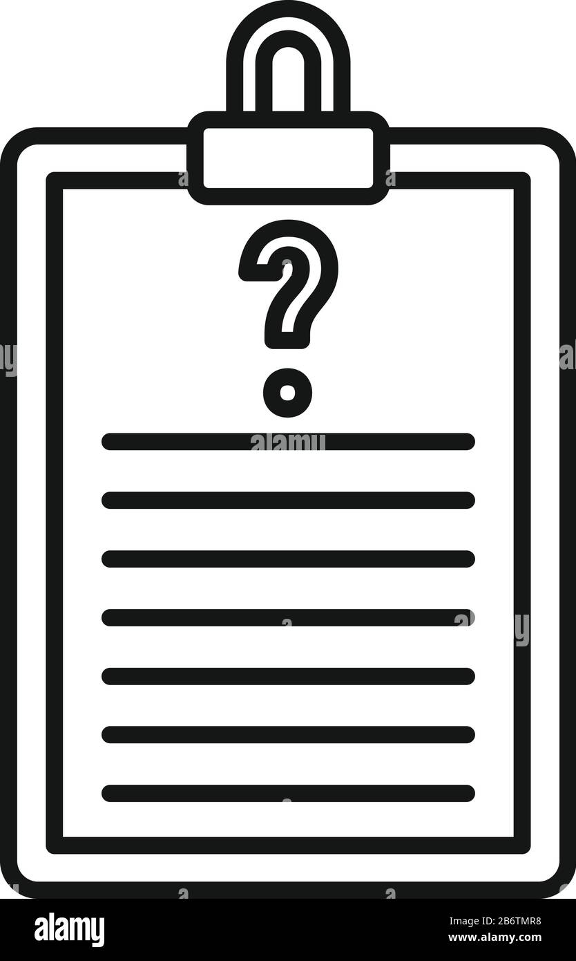 Request checkboard icon. Outline request checkboard vector icon for web ...