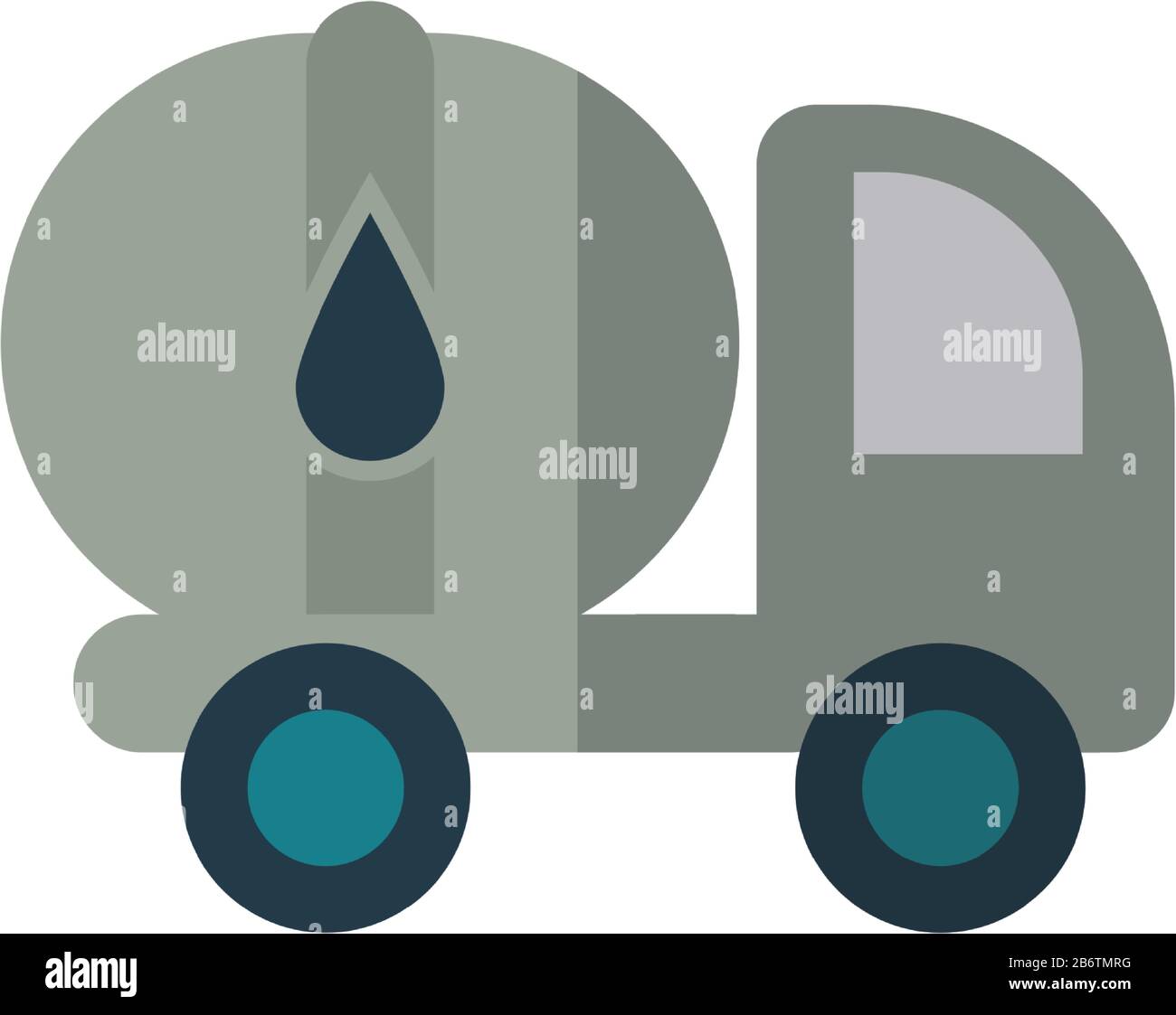 petrol truck in white background vector illustration design Stock ...