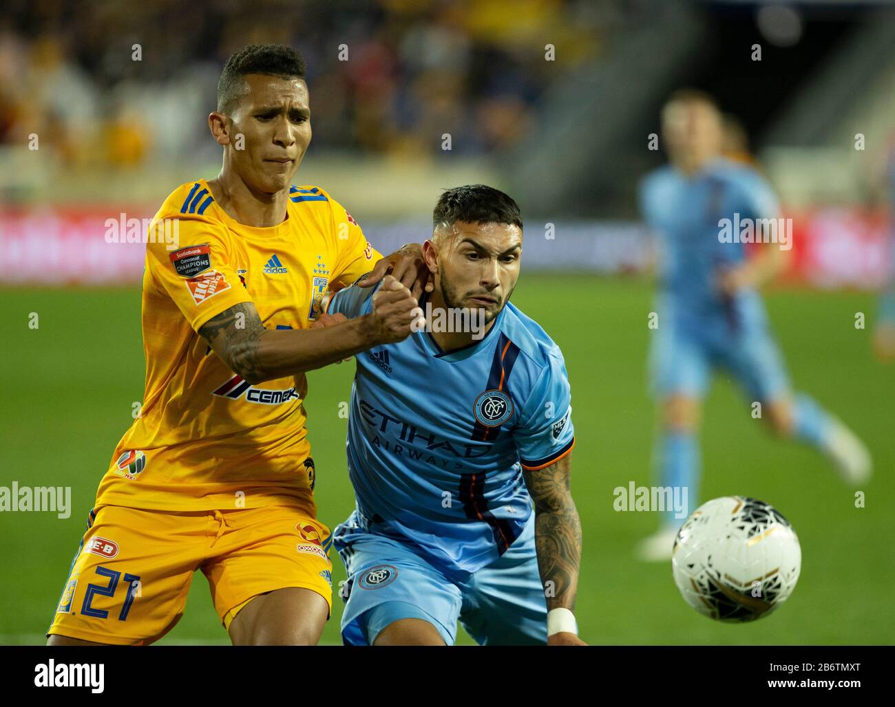 Harrison, NJ - Marc h11, 2020: Francisco Meza (21) of Tigres UANL ...