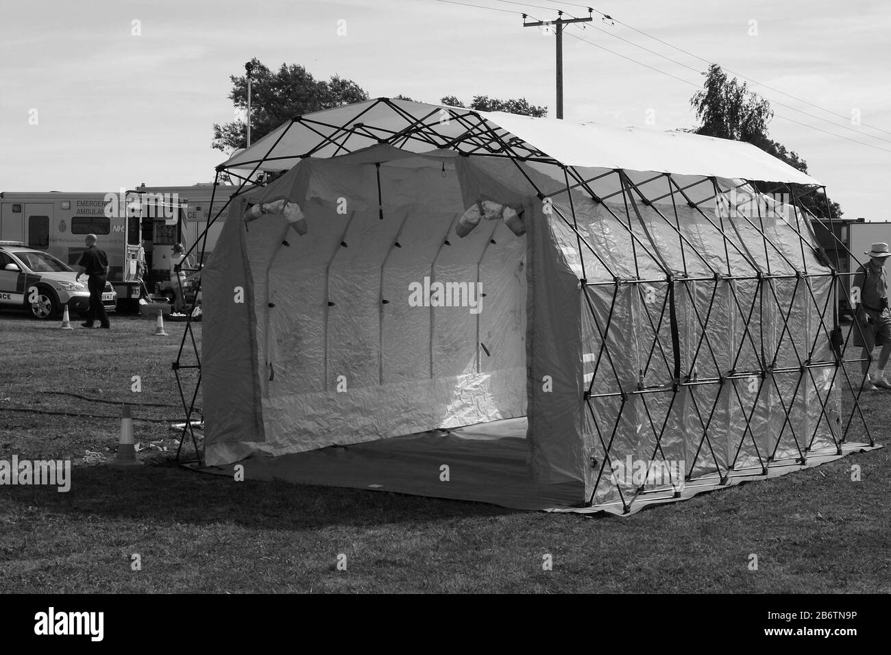 Decontamination tent hi-res stock photography and images - Alamy