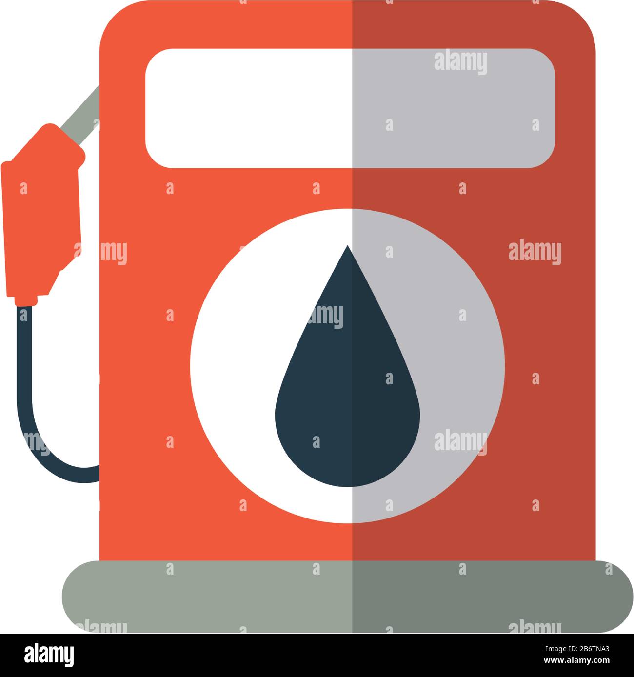 petrol dispenser on white background vector illustration design Stock ...