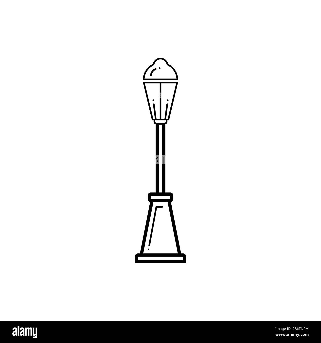Street lamp icon Stock Vector Images - Alamy