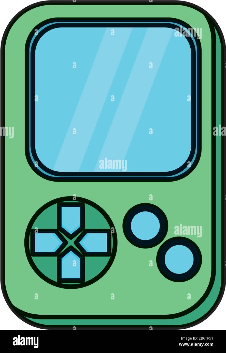 Children playing video game Stock Vector Images - Alamy