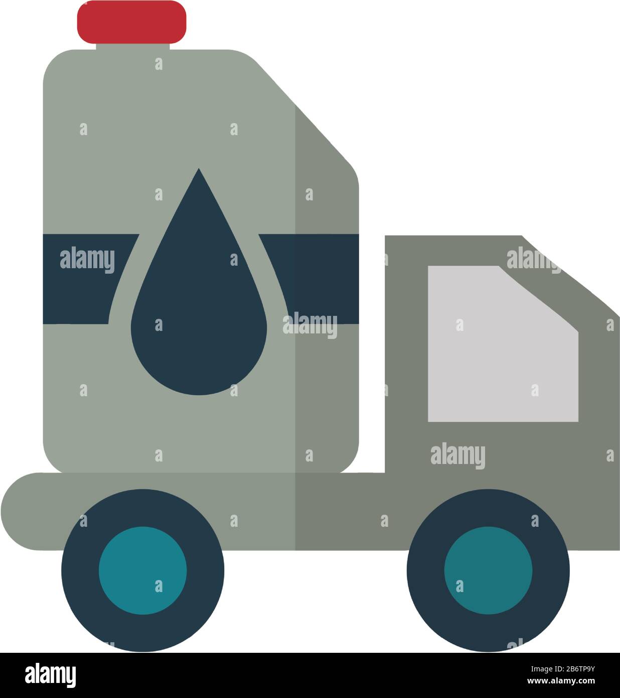 petrol truck in white background vector illustration design Stock ...