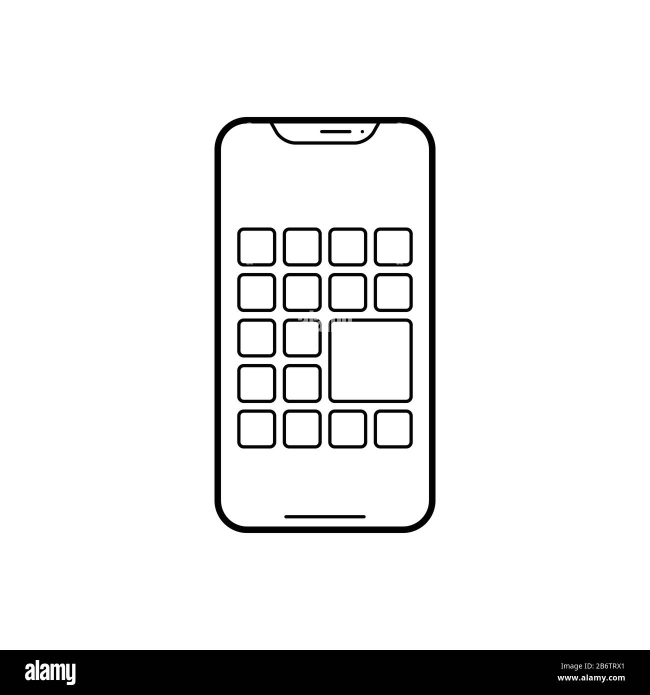 Multiple apps icon Stock Vector Image & Art - Alamy